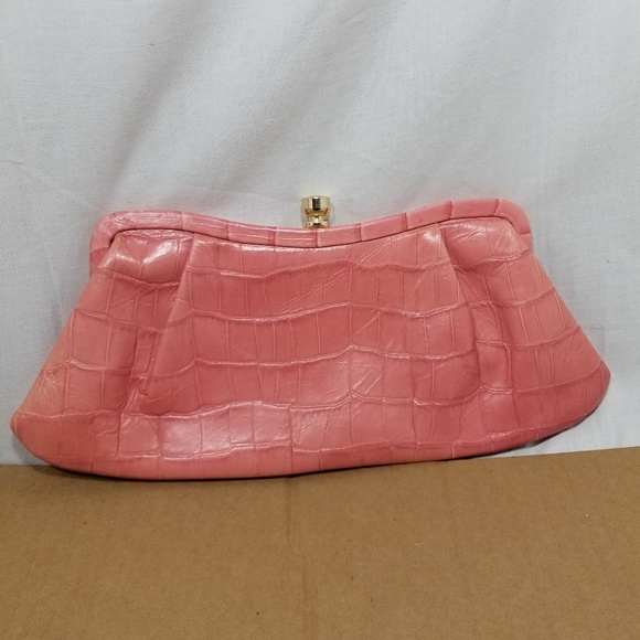 Banana Republic | Bags | B85 Banana Republic Croc Embossed Clutch ...